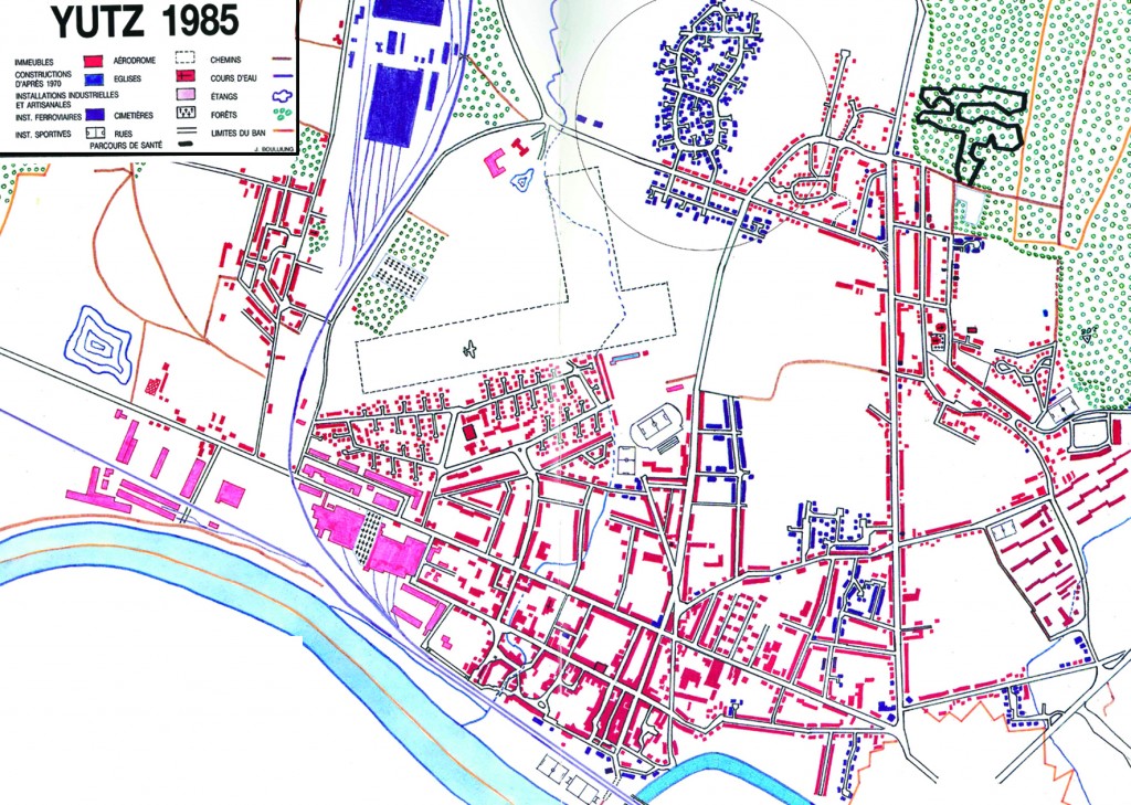 L’évolution de l’agglomération au fil des siècles. | Les rues de Yutz